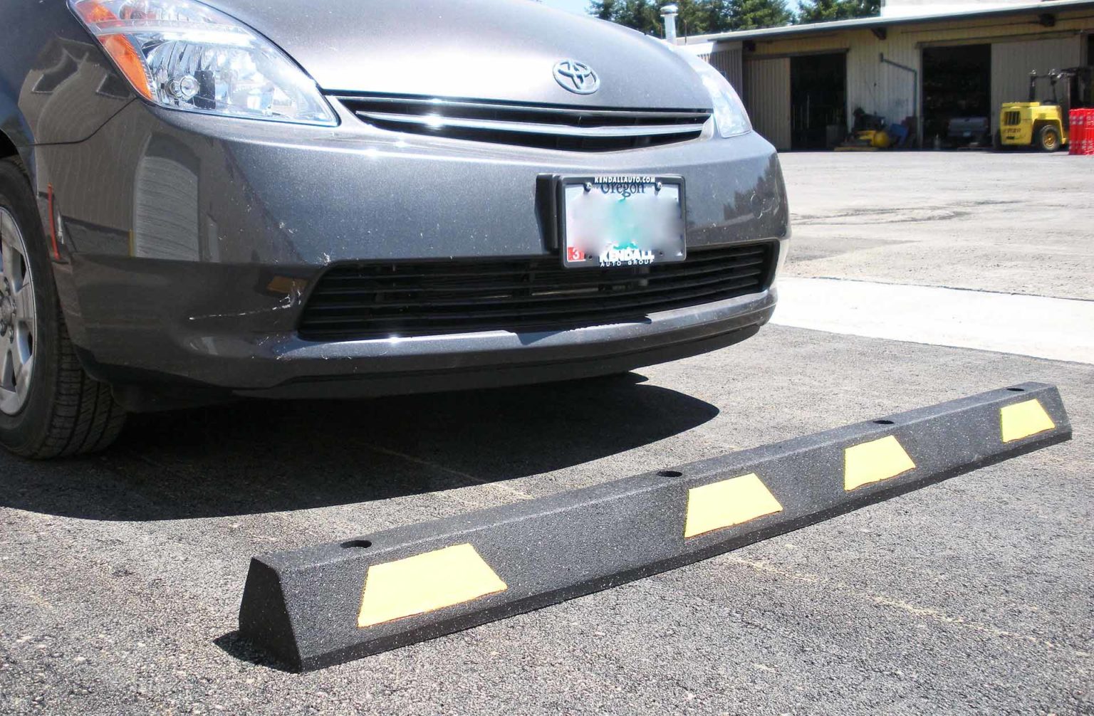 Rubber Car Stops - Capitol Barricade