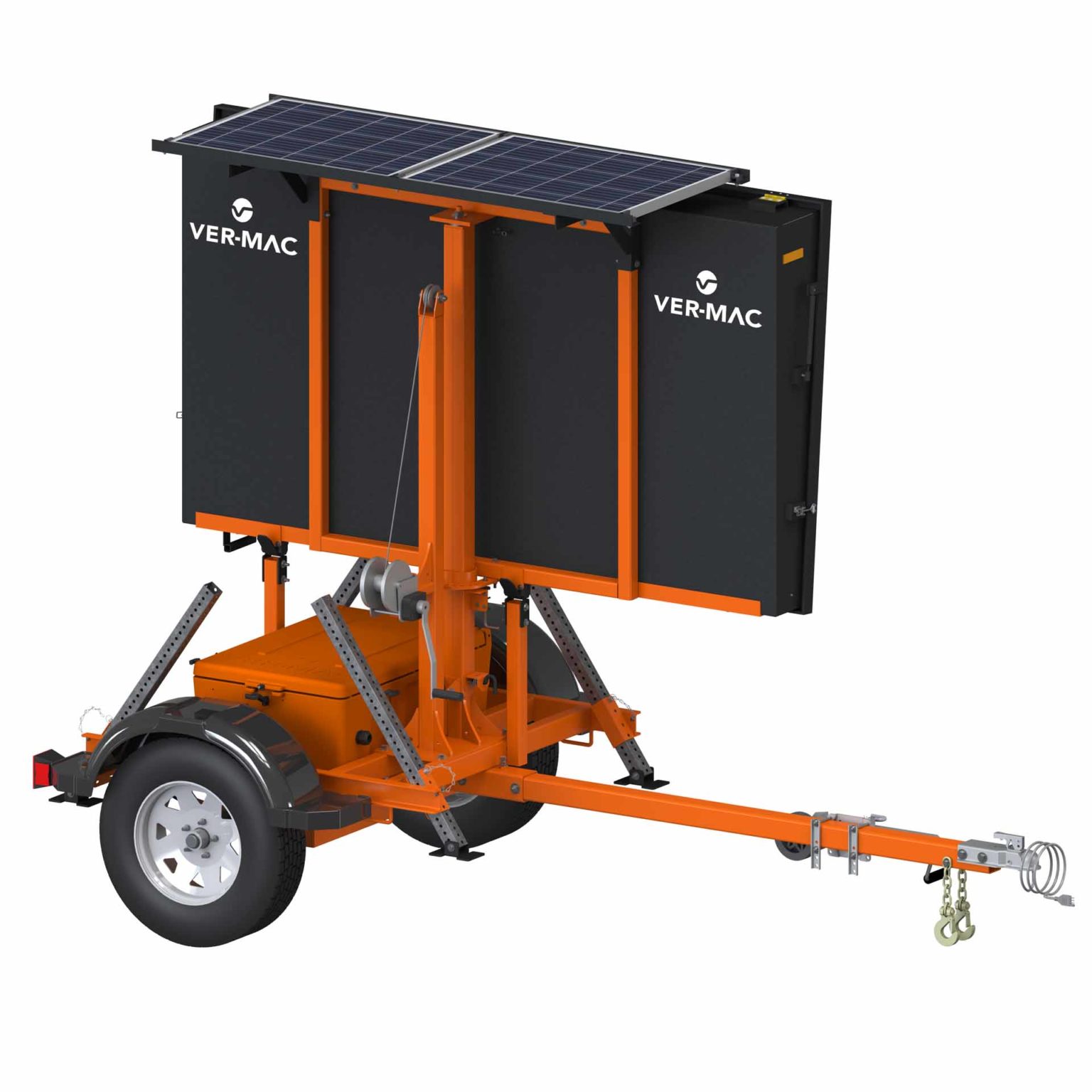 Portable Changeable Message Board - Capitol Barricade